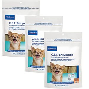 cet enzymatic oral chews-dogs <11 lbs 30ct 3pk