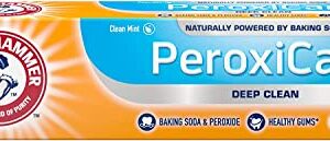 ARM & HAMMER PeroxiCare Tartar Control Toothpaste Baking Soda & Peroxide, Fresh Mint 6 oz (Pack of 2)