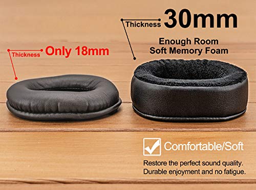 Arctis 7 Ear Cushion Replacement Ear Pads Compatible with ATH-M50x M50 M40, Arctis 7 Arctis Pro, ATH-WS1100iS, HD280 Pro, MDR-7506 V6 Headphone (Hybrid Velour)