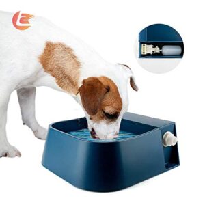 namsan dog automatic waterer automatic water bowl feeder with float valve for dogs, cats, chickens, connect 1/2-inch female screw thread hose, 2l