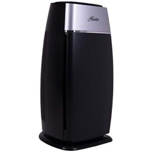 hunter fan company hp100bls air purifier, black & silver