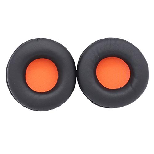 1 Pair Replacement Earpads for Skullcandy Hesh 1.0 for HESH 2.0 Headphones Ear Pads Covers (Black and Orange)