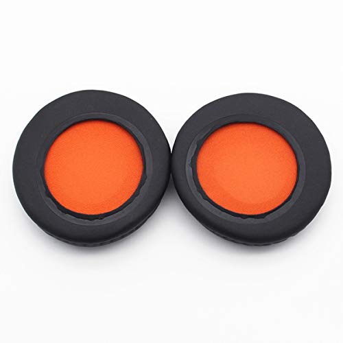 1 Pair Replacement Earpads for Skullcandy Hesh 1.0 for HESH 2.0 Headphones Ear Pads Covers (Black and Orange)