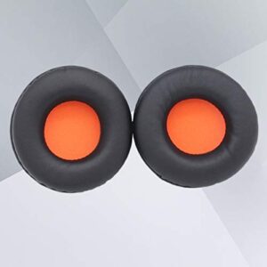 1 Pair Replacement Earpads for Skullcandy Hesh 1.0 for HESH 2.0 Headphones Ear Pads Covers (Black and Orange)