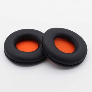 1 Pair Replacement Earpads for Skullcandy Hesh 1.0 for HESH 2.0 Headphones Ear Pads Covers (Black and Orange)