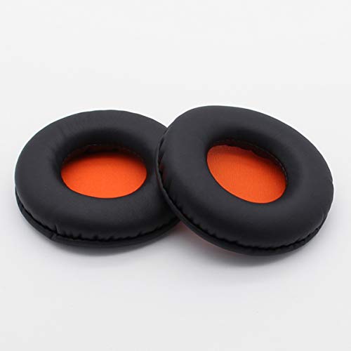 1 Pair Replacement Earpads for Skullcandy Hesh 1.0 for HESH 2.0 Headphones Ear Pads Covers (Black and Orange)