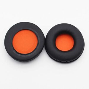 1 Pair Replacement Earpads for Skullcandy Hesh 1.0 for HESH 2.0 Headphones Ear Pads Covers (Black and Orange)