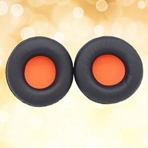 1 Pair Replacement Earpads for Skullcandy Hesh 1.0 for HESH 2.0 Headphones Ear Pads Covers (Black and Orange)