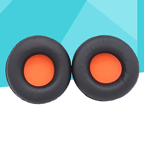 1 Pair Replacement Earpads for Skullcandy Hesh 1.0 for HESH 2.0 Headphones Ear Pads Covers (Black and Orange)