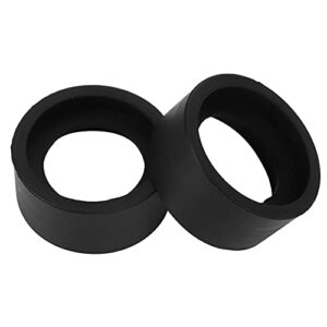 2PCS Eyepiece Cover Eyepiece Guard Soft Rubber 36mm Stereo Microscope Accessory for 32-36mm Stereo Microscope(Oblique Angle)