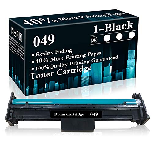 1 Pack 049 Black Drum Unit Replacement for Canon ImageCLASS MF113W LBP113W MF110/LBP110 Series i-SENSYS MF113W LBP113W MF110/LBP110 Series Printer,Sold by TopInk