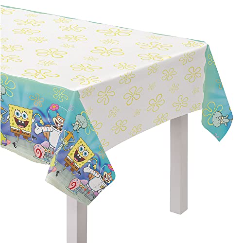 SpongeBob Paper Table Cover - 54" x 96" | 1 Pc