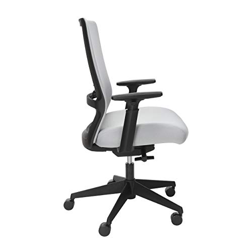 HON Basyx Biometryx Commercial-Grade Fabric Upholstered Task Chair, Grey