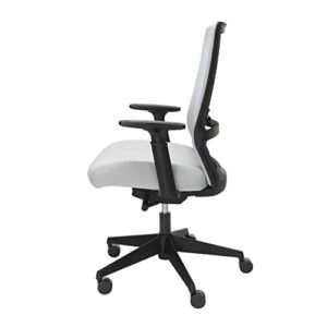 HON Basyx Biometryx Commercial-Grade Fabric Upholstered Task Chair, Grey