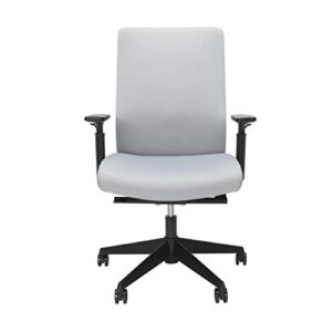 HON Basyx Biometryx Commercial-Grade Fabric Upholstered Task Chair, Grey