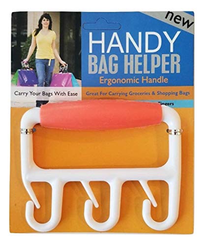 Handy Housewares Handy Bag Helper Ergonomic Handle - Great for Carrying Groceries & Shopping Bags