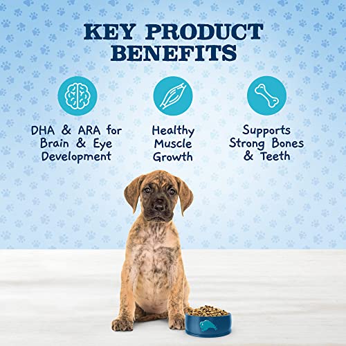 Blue Buffalo Baby BLUE Healthy Growth Formula Natural Large Breed Puppy Dry Dog Food, Chicken and Brown Rice Recipe 24-lb