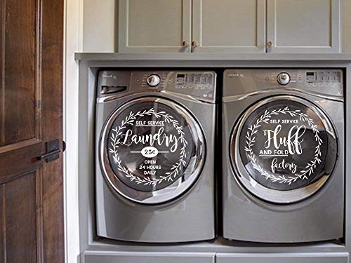 laundry room decal, wash dry decal, washing machine, dryer, machine, floral, vinyl lettering, laundry, sticker, laundry room, decor, vinyl Easy to Apply and Removable Easy to Apply and Removable