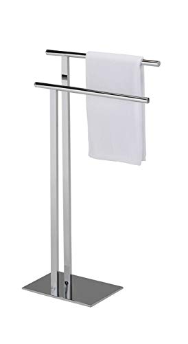 Kings Brand Furniture - Marinali Metal Freestanding Bathroom Towel Rack Stand, Chrome