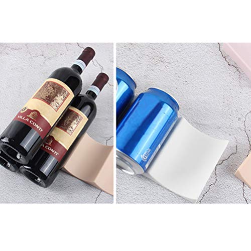 UPKOCH Tabletop Stackable Wine Rack Countertop Shelf with Slots Plastic Storage Display Wine Holder Wave Design Wine Storage Shelf