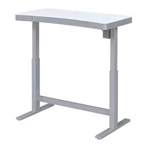 TRESANTI Adjustable Height Desk, White