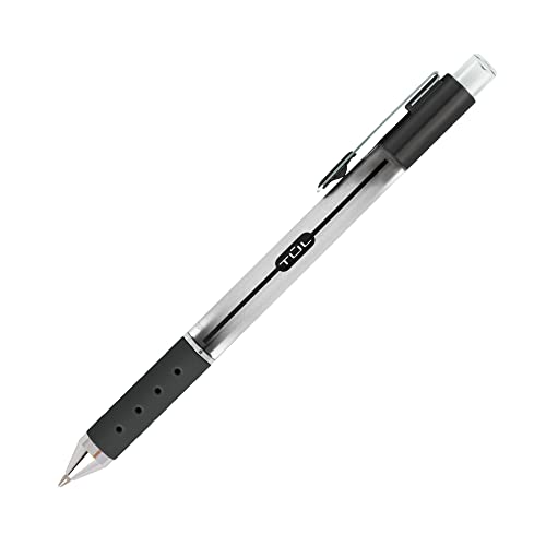 TUL® GL Series Retractable Gel Pens, Bold Point, 1.0 mm, Silver Barrel, Assorted Ink Colors, Pack Of 12 Pens