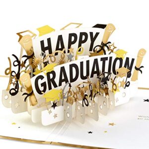 hallmark signature paper wonder pop up graduation card (happy graduation)