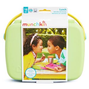 Munchkin® Lunch™ Bento Box for Kids, Includes Utensils, Green