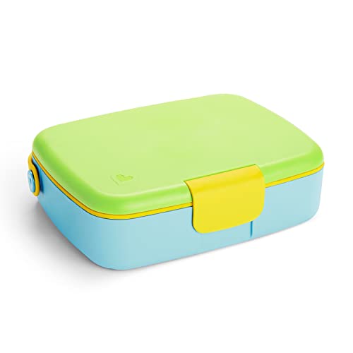 Munchkin® Lunch™ Bento Box for Kids, Includes Utensils, Green