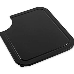 Camco RV/Marine Sink Mate 12½-Inches x 14 ½-Inches Cutting Board - Fits Securely Over Your RV or Boat's Kitchen Sink - Ideal for Cleaning, Carving and Chopping - Black (43858)