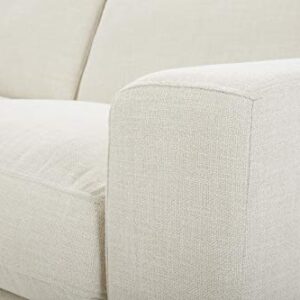 Stone & Beam Westview Love Seats, 76'' Loveseat, Cream