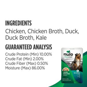 Nulo Freestyle Puppy & Dog Wet Dog Food Topper, Premium All Natural Grain-Free, Real Meat Dog Food Topper with High Animal-Based Protein and Only 5 or Less Ingredients With No Additives