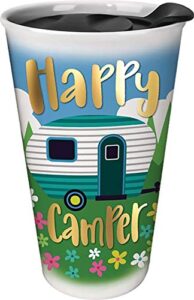 spoontiques happy camper travel mug