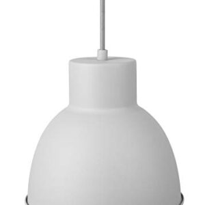 Globe Electric 61002 1-Light Pendant, Matte Gray, Gray Designer Fabric Cord