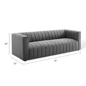 Modway Reflection Sofas, Charcoal