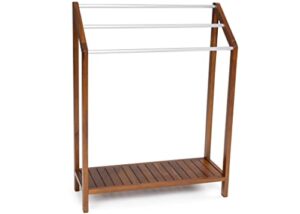 alateak teak towel rack- unassembled