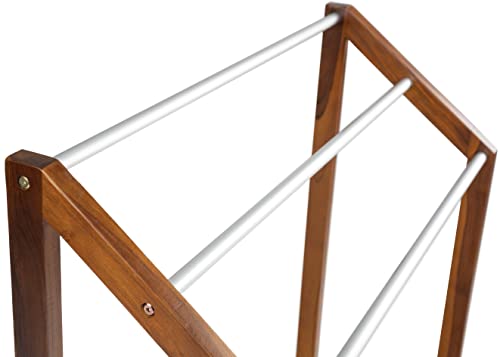 AlaTeak Teak Towel Rack- Unassembled