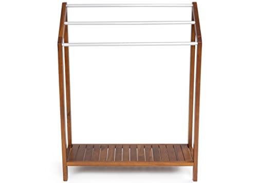 AlaTeak Teak Towel Rack- Unassembled