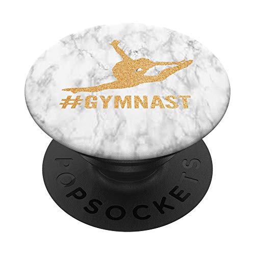 Gymnast Gymnastics Gift for Girls Teens PopSockets PopGrip: Swappable Grip for Phones & Tablets