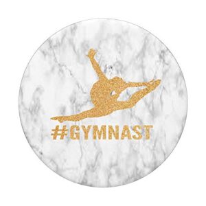 Gymnast Gymnastics Gift for Girls Teens PopSockets PopGrip: Swappable Grip for Phones & Tablets