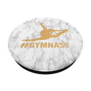 Gymnast Gymnastics Gift for Girls Teens PopSockets PopGrip: Swappable Grip for Phones & Tablets