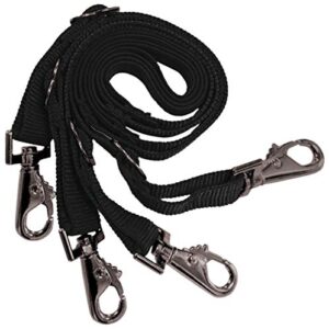 kensington adjustable leg straps for horse blanket — designed with elastic for horses comfort — easy latch hooks for quick removal — sold in pairs (cob)