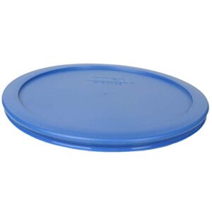 Pyrex 7402-PC 6/7 Cup Marine Blue Round Plastic Food Storage Lid, Made in USA