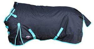 challenger 66" 1200d horse turnout waterproof heavy-weight winter blanket 550g