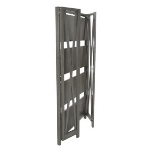 OSP Home Furnishings Hillsboro 5-Shelf Bookcase, Grey Wash