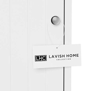 Lavish Home Bathroom Floor Cabinet-29 ”, White