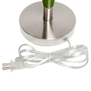 Elegant Designs LT3308-GRN Needle Stick Table Lamp, Green