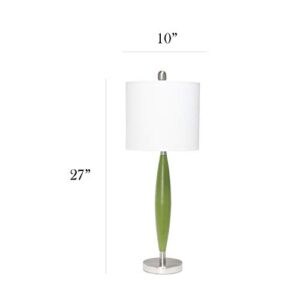 Elegant Designs LT3308-GRN Needle Stick Table Lamp, Green