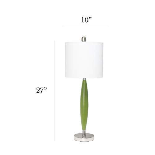 Elegant Designs LT3308-GRN Needle Stick Table Lamp, Green