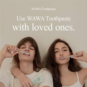 ROROBELL Wawa Toothpaste Made for My Boyfriend's Bad Breath, Sensitive Teeth, Improvement of Gum Problems/Peppermint Flavor/Made with Wasabi I 3.53 fl.oz (3.53 Fl Oz (Pack of 1))